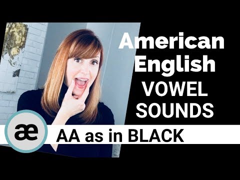 American English Vowel Sounds: /æ/, AA as in BLACK