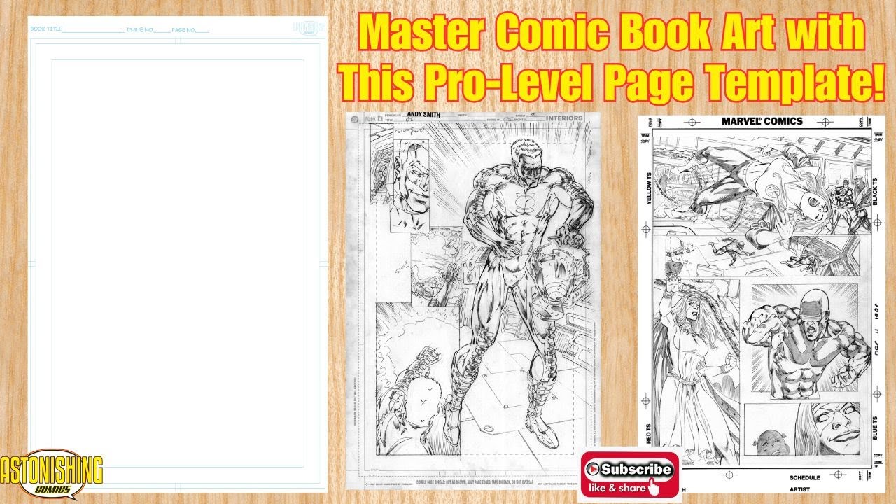 Master Comic Book Art with This Pro-Level Page Template!
