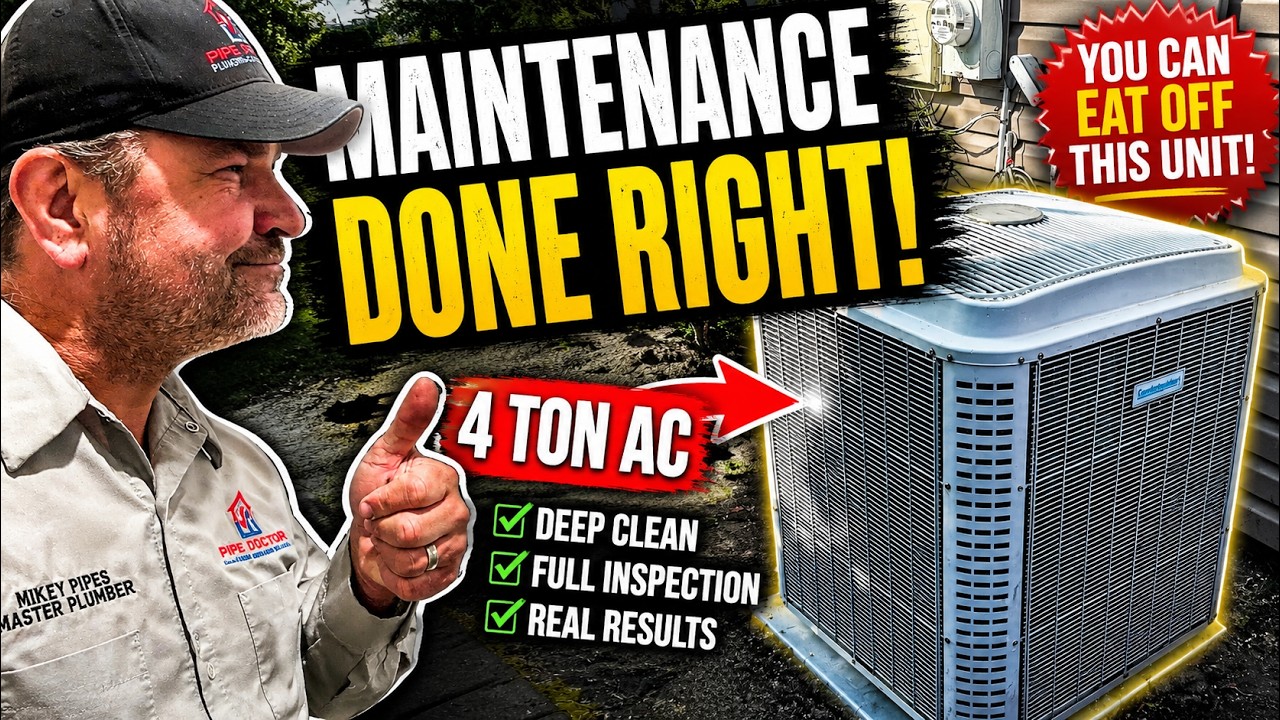 HVAC Maintenance DONE RIGHT! AC Service Call Every Tech Needs to Watch