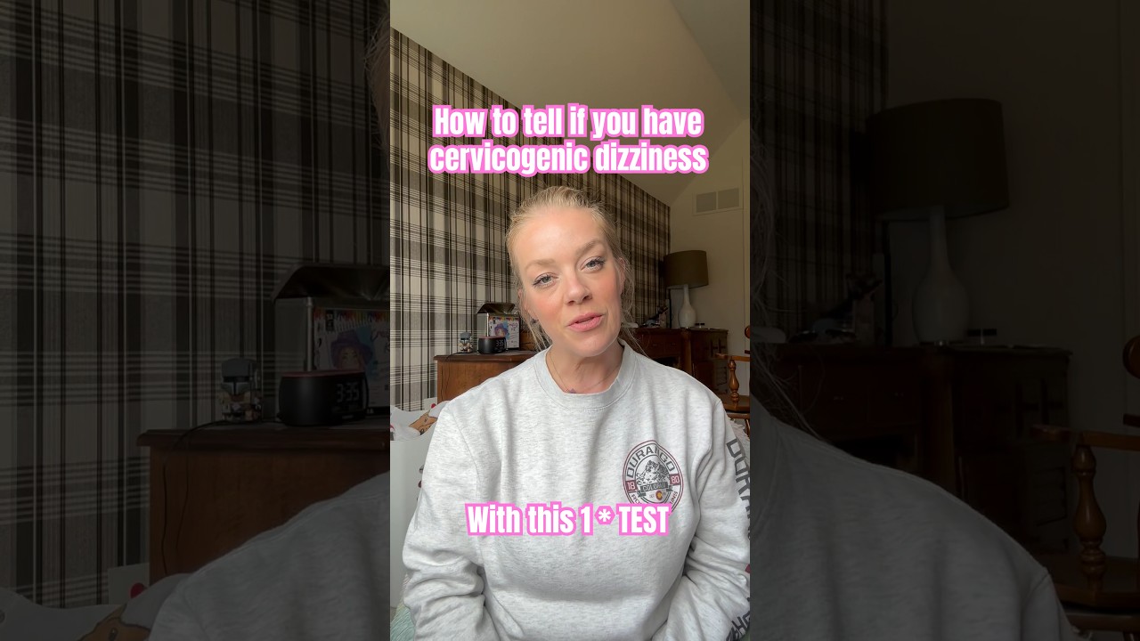 The Cervicogenic Dizziness Traction Test: An EASY Tip! #vestibular
