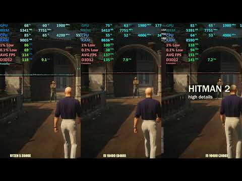 i5 10400(f) vs Ryzen 5 3500x