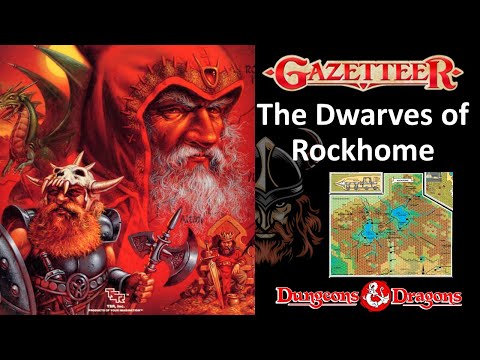 Gaz6 The Dwarves of Rockhome - the sixth BECMI Gazetteer set in the Known World (Mystara)