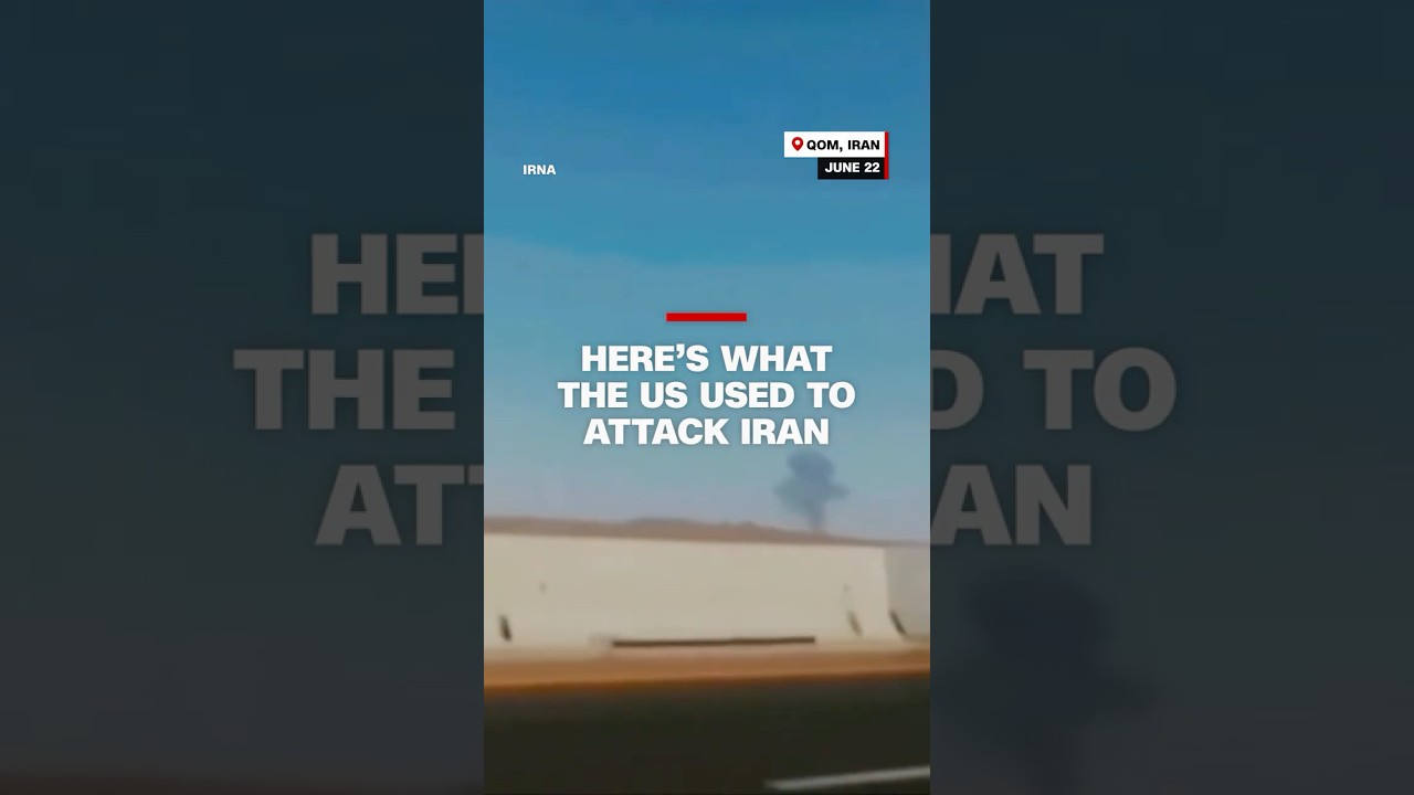 Here’s what the US used to attack Iran