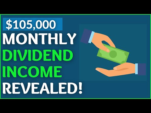 ALL MY DIVIDENDS from a $105,000 Dividend Portfolio!
