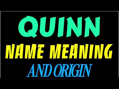 What does the name QUINN mean | QUINN meaning in english | Meaning of name QUINN