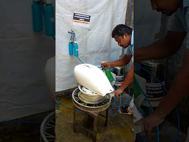 Hydro Crome Machine - Hchgi Hydro chrome Spray Machine 4 CONTAINER ...