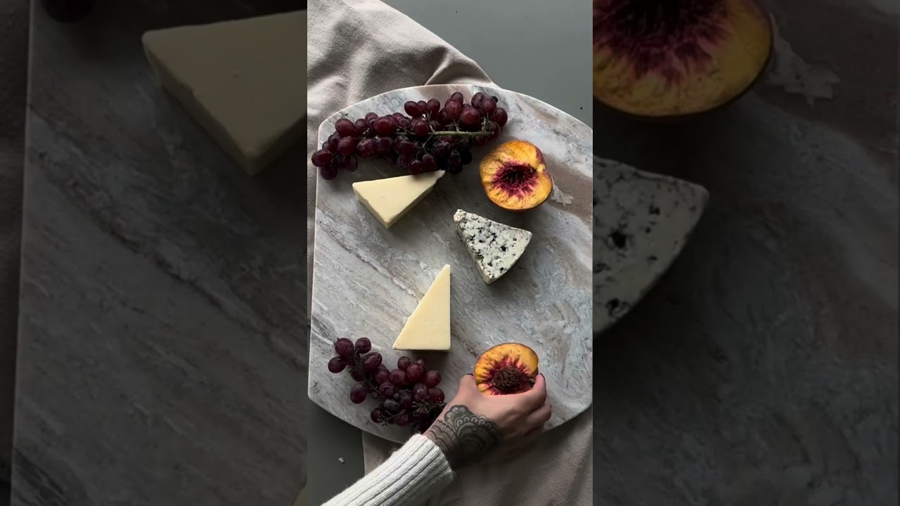 Crafting A Fall Charcuterie Board with the Organic Marble Charcuterie Board | Belaré Home