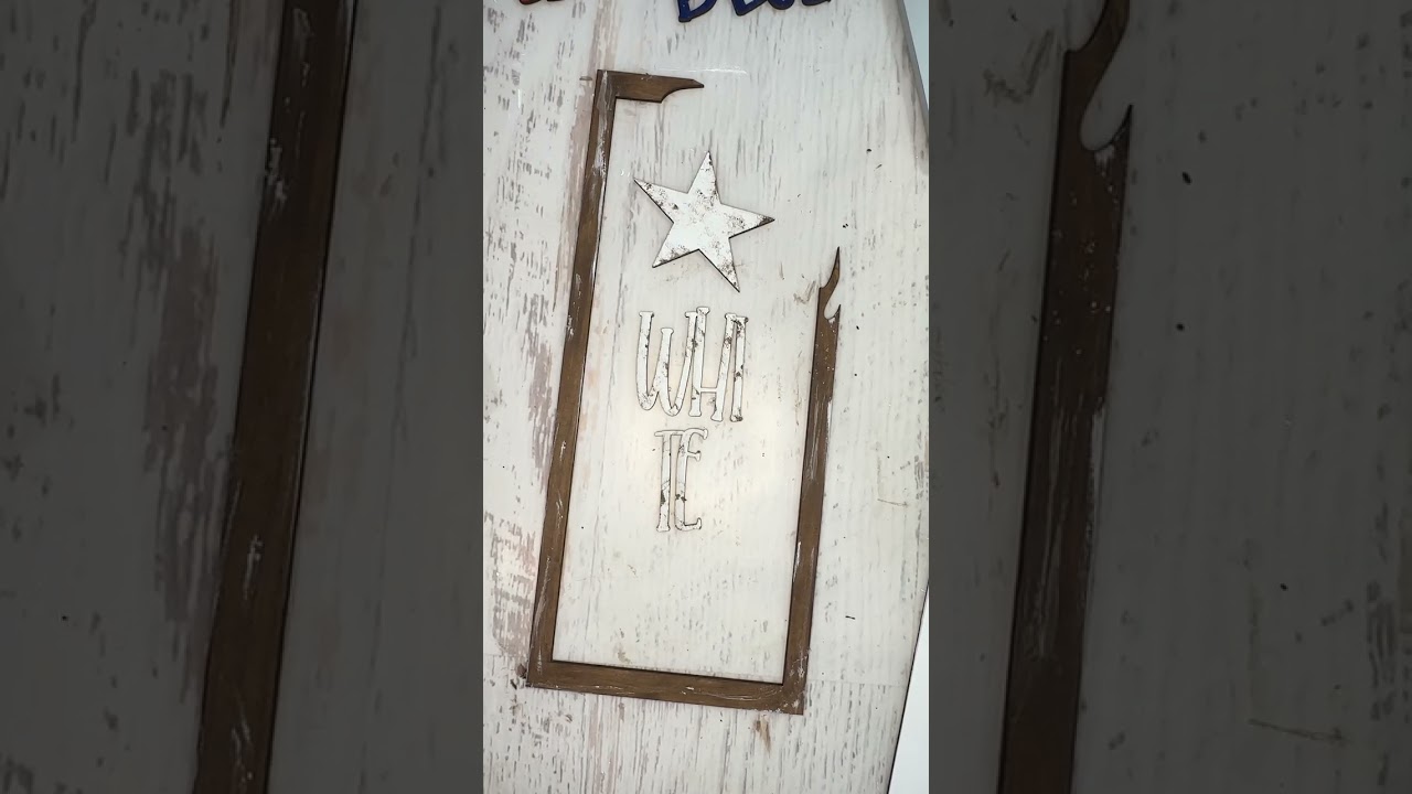 Red, White and Blue May Craft along Cutout Box DIY Crafts with Refresh Restyle Videos