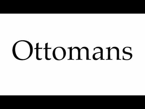 How to Pronounce Ottomans