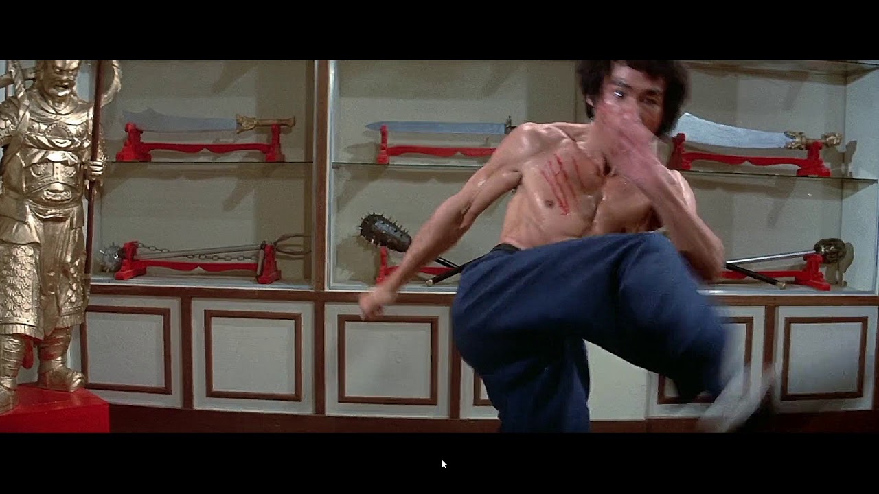Bruce Lee Super Fast Roundhouse Kick