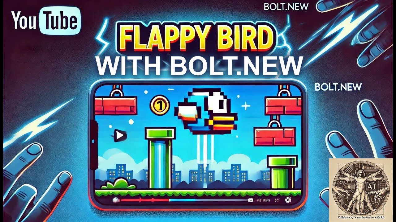 Bolt.new local install - Build a Flappy Bird Clone | Easy Tutorial