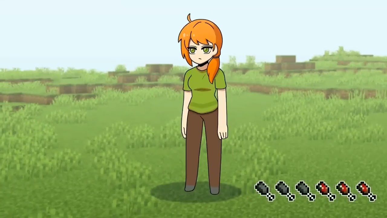 Minecraft Animation - Alex's stomach growl