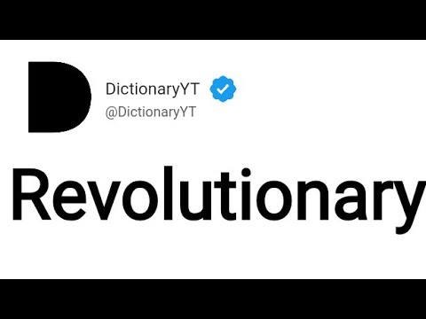 Revolutionary Meaning in English