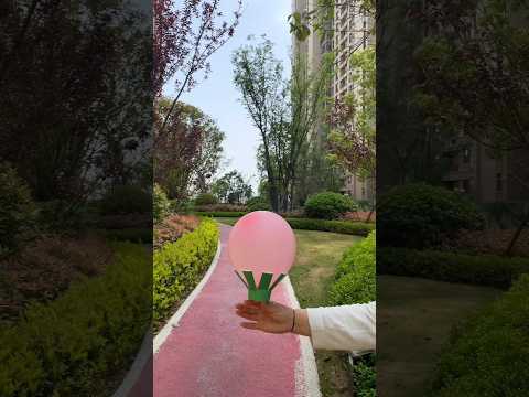 hot air balloon pop toy #diy