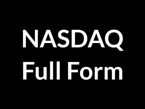 NASDAQ Full Form || NASDAQ || Full Form || NASDAQ Meaning