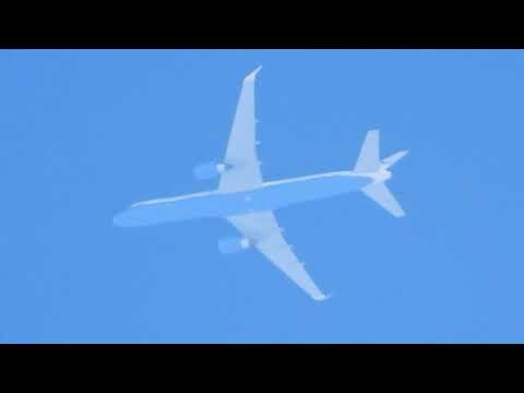 RARE USAF Boeing C-32A 98-0002 overhead the Bay Area (SAM285)