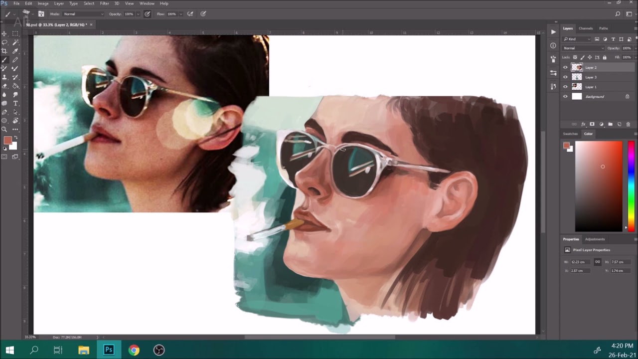 98/100 Art Process Kristen Stewart