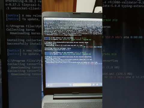 Install "Tensorflow"  on Windows using pip