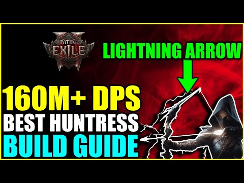 Path of Exile 2 | 160M+ DPS! Best Lightning Huntress Build! (PoE 2 Huntress Amazon Guide)