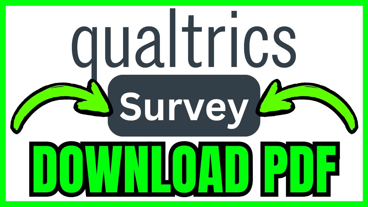 How To DOWNLOAD Qualtrics Survey As PDF (QUICK & EASY) 2026