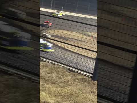 USRA stock car rippin the lip at Arrowhead Speedway