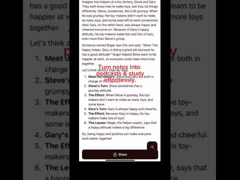 Turn your notes into podcasts with Notabean - Download it Today! #studytok #study #aitools