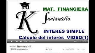 INTERÉS SIMPLE: Cálculo del Interés – Kalculadora.com