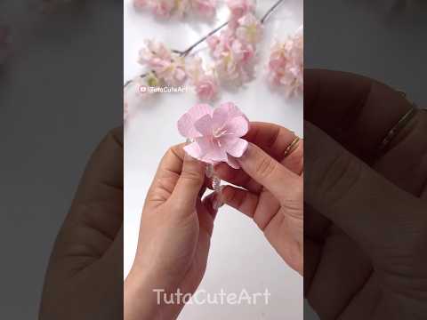 DIY cherry blossom flower ๐ธ