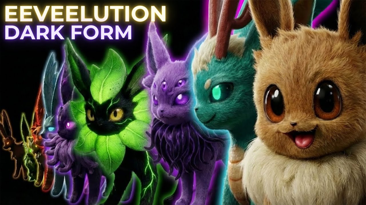 Real Life Pokémon: Eevee | Poison Eeveelution | New Evolution Designs (Reimagined with AI)