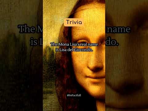 The Mona Lisa's real name is#shorts #facts #shortsfeed #monalisa #didyouknow #shortvideo #subscribe