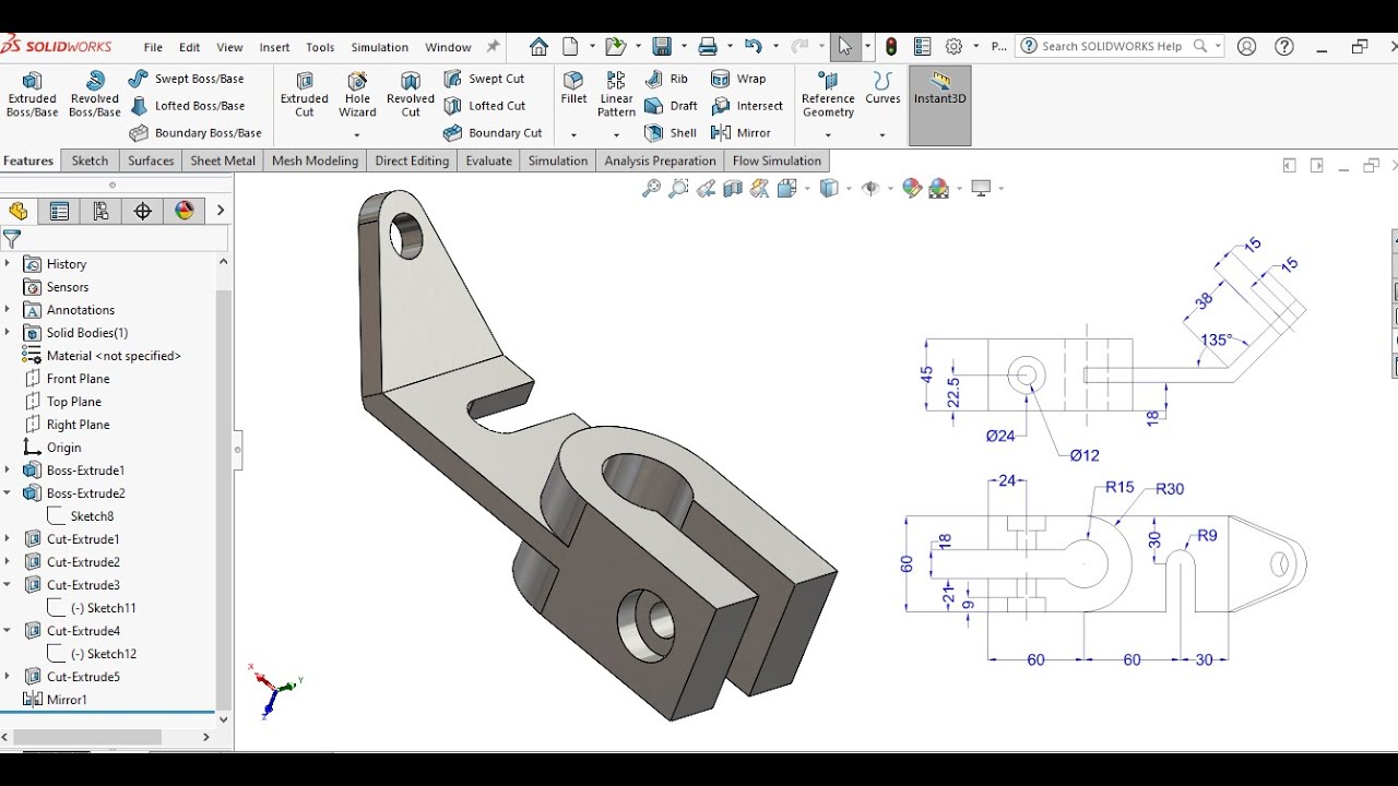 Exercise 7#solidworks #tutorial