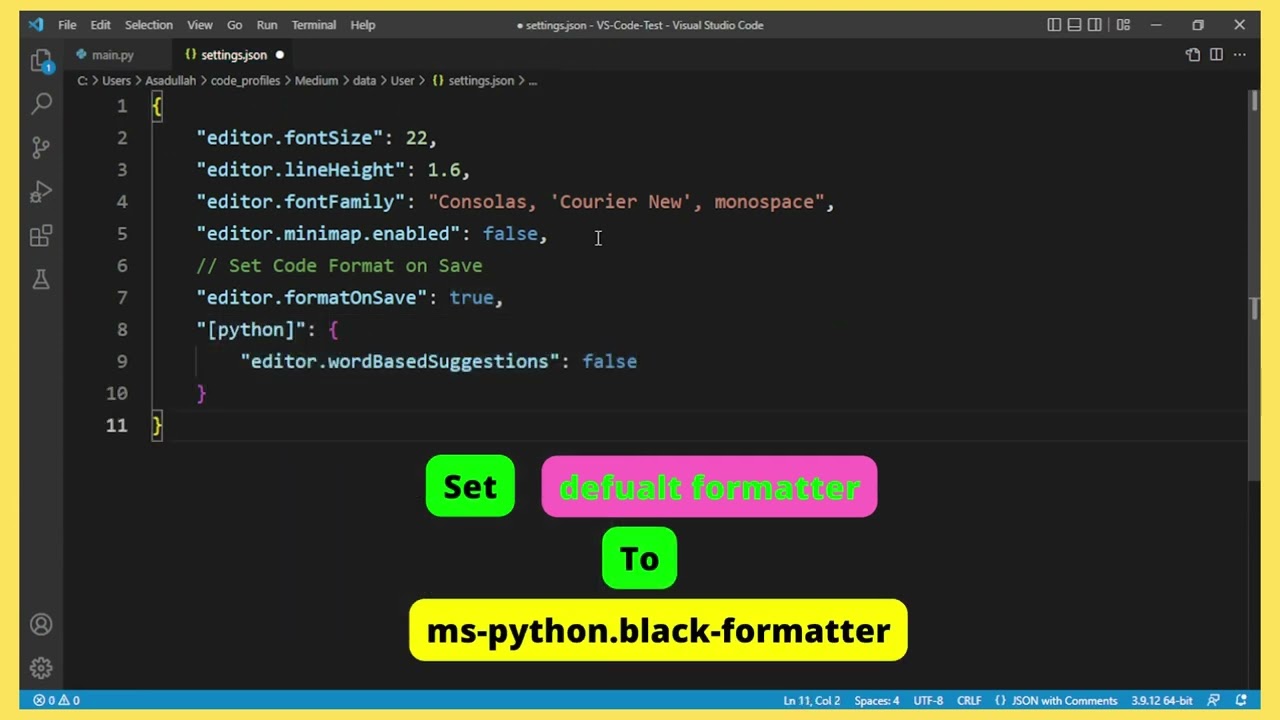 Black Formatter Extension || Visual Studio Code