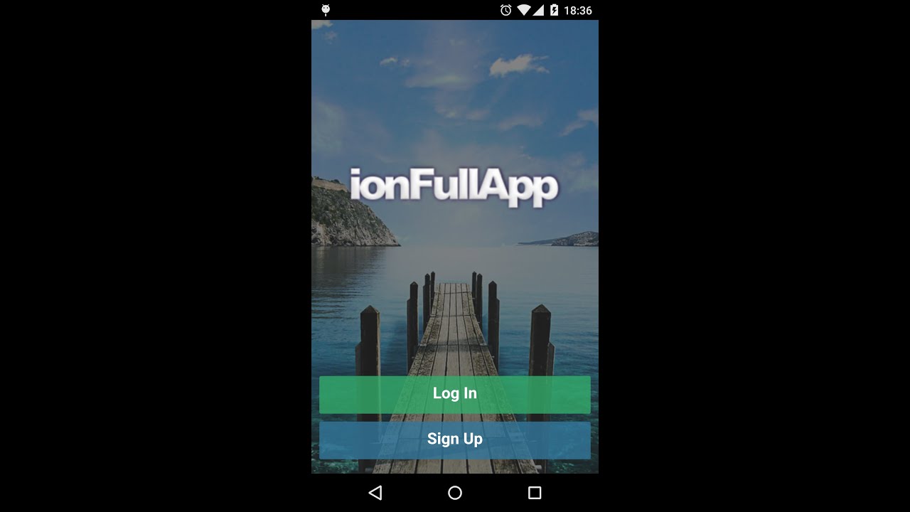 IonFullApp - Ionic Template - Ionic Framework Starter App