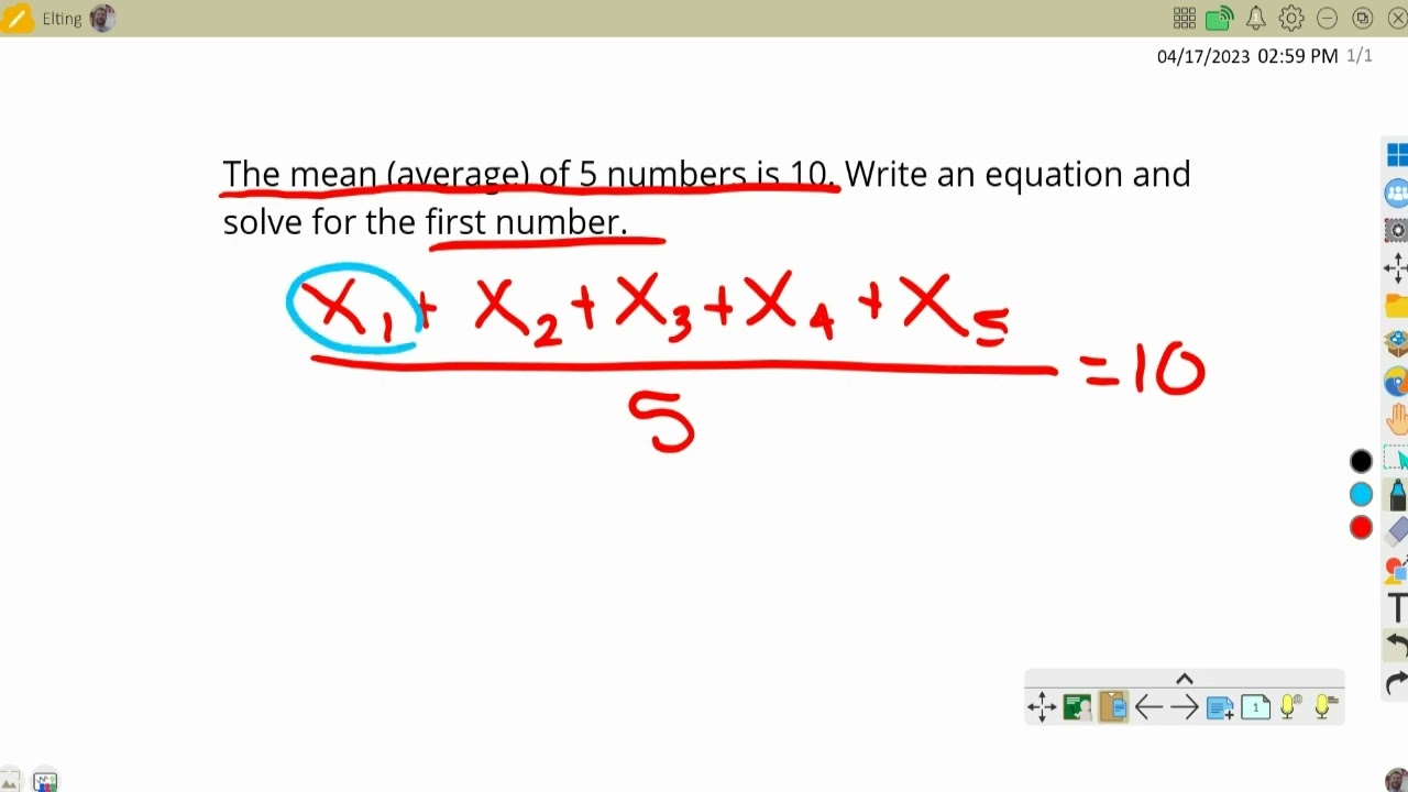 Advanced Algebra Problems #1 Example