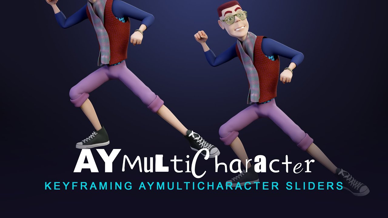 Keyframing AYMulticharacter Sliders