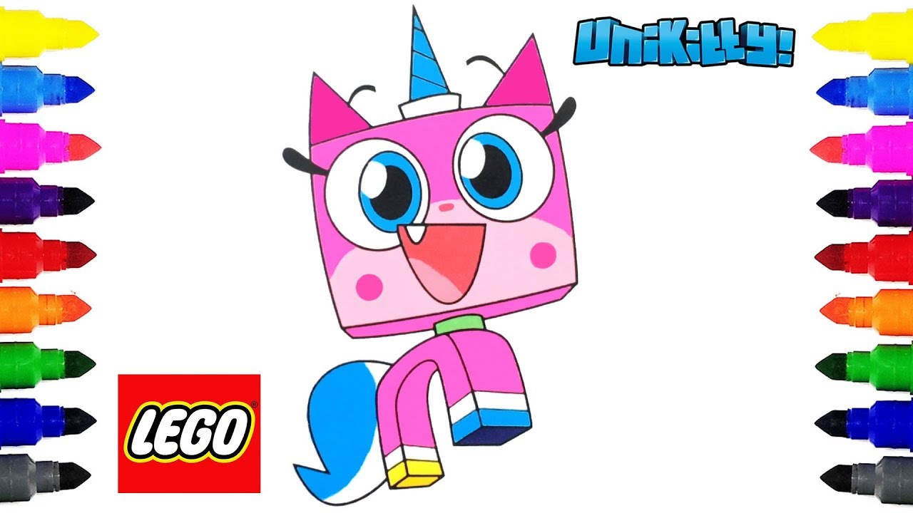 Unikitty! Coloring Pages for Kids