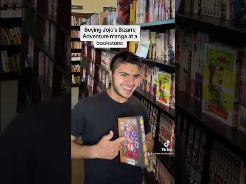 Buying Jojo manga at a bookstore #jojosbizzareadventure #jjba #giorno #anime #manga #weeb #otaku