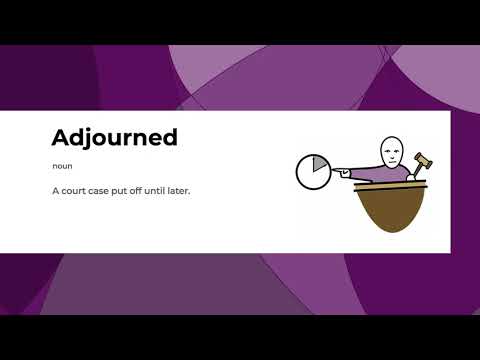 Adjourned: a definition from Legal Choices