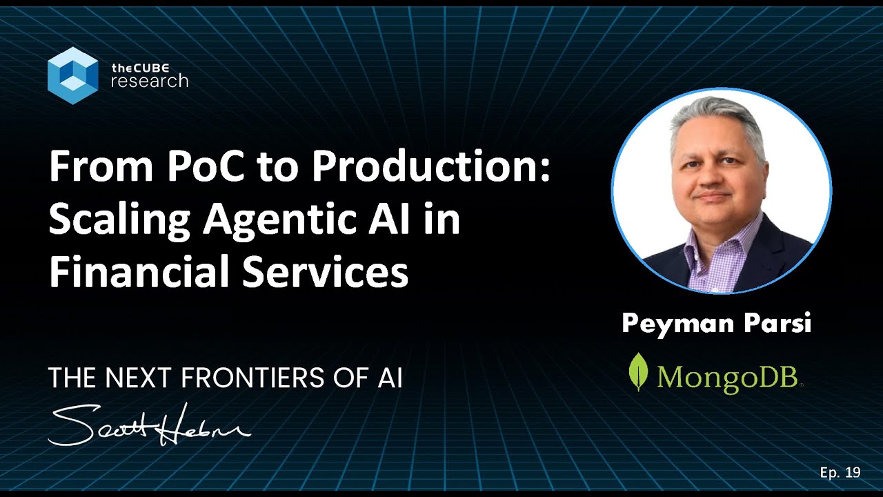 19. From PoC to Production: Scaling Agentic AI in Financial Services