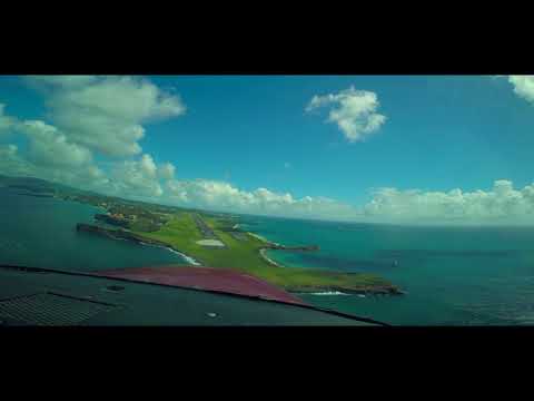 Cockpit View - Landing a Cessna 182 at Maurice Bishop International Airport (TGPY), Grenada
