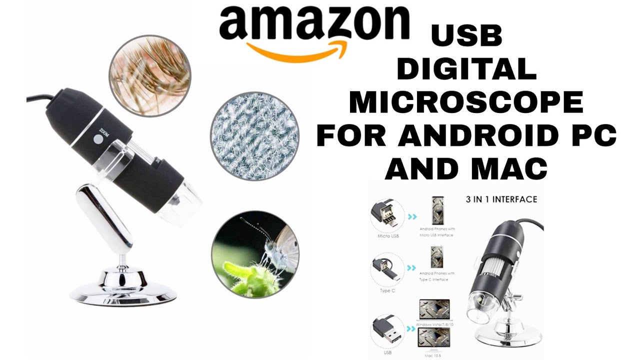 DIGITAL USB MICROSCOPE FOR ANDROID AND PC