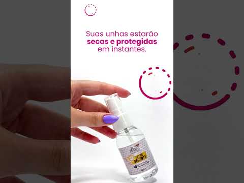 Spray Ultra Secante. Seca o esmalte em segundos. #unhas #nails #efeitogel #ultrasecante #secante