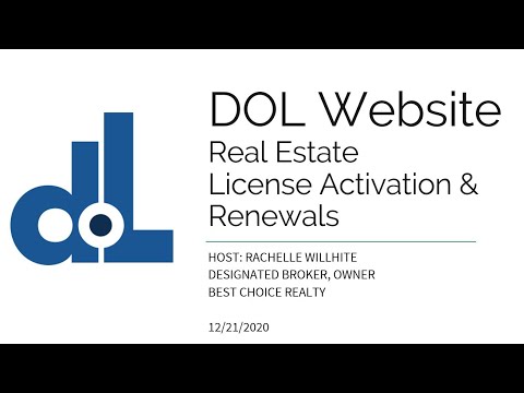 Real Estate License Activation & Renewals