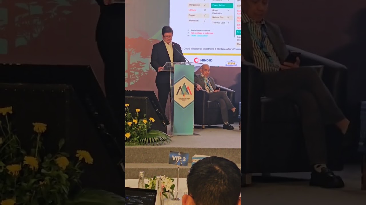 Paparan Presdir PT Harita Nickel (TBP), Roy Arman Arfandy ASEAN Mining Conference 2024 Bali, (19/11)