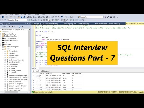SQL interview Questions Part - 7 | Asked by Facebook