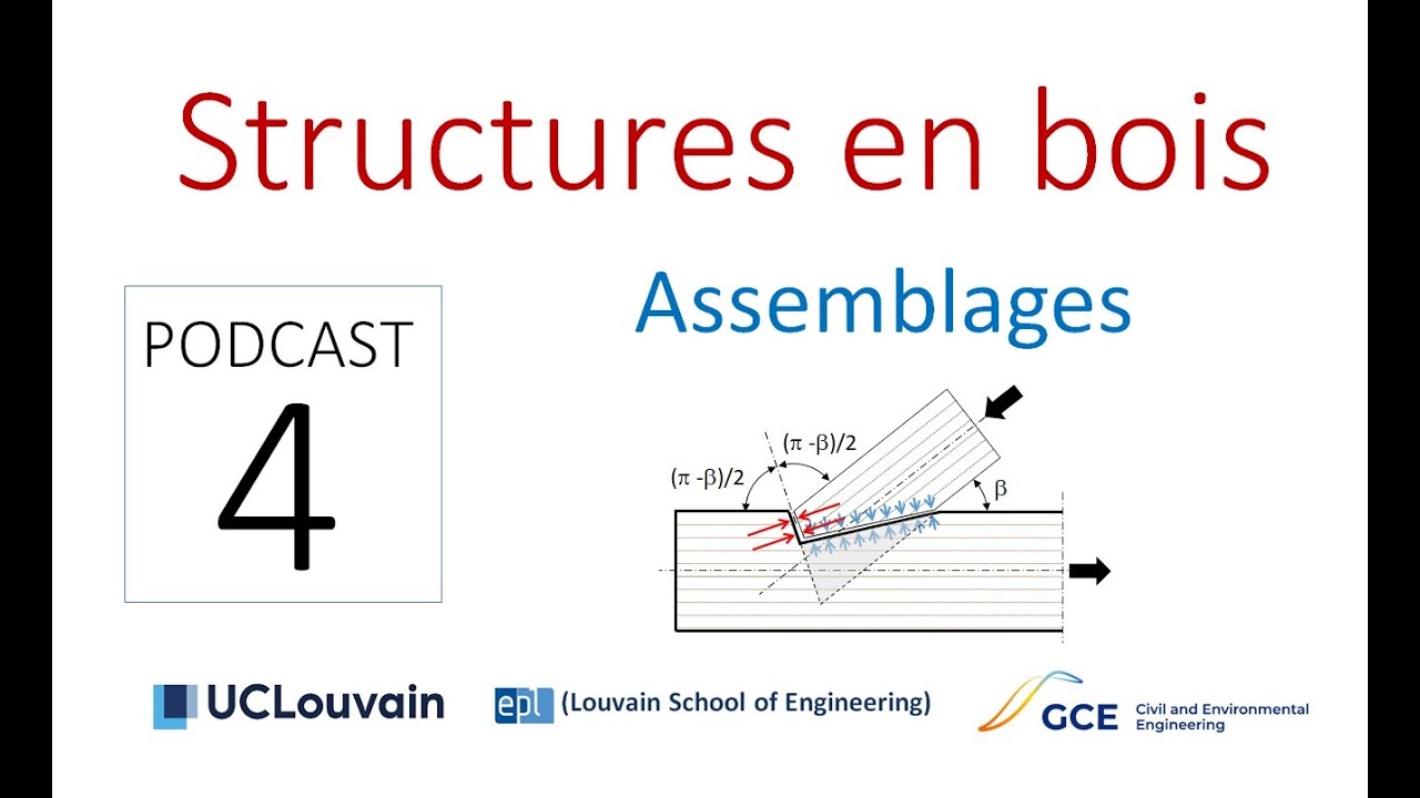 Structures en bois, PODCAST N°4 : Assemblages