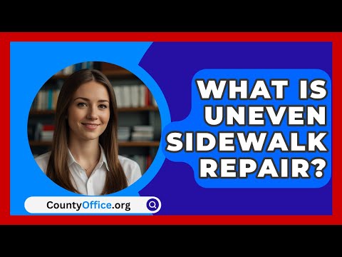 What Is Uneven Sidewalk Repair? - CountyOffice.org