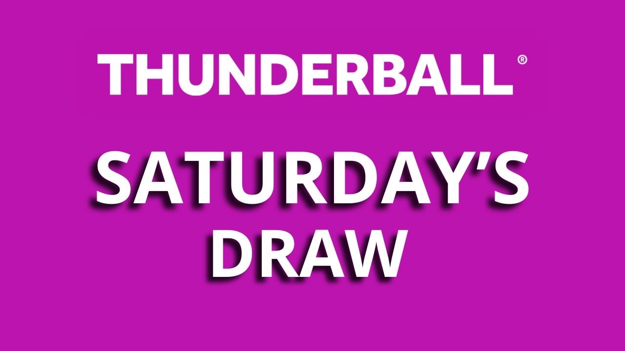UK Thunderball Results LIVE: National Lottery Winning Numbers - 16 May 2026