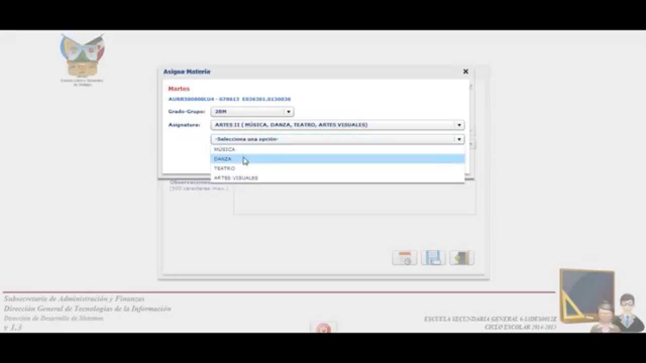 Tutorial Captura de Plantillas Secudaria SEP Hidalgo