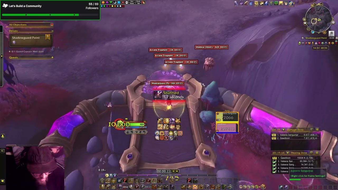 Shadowguard Point Delve XP Farm Uncut